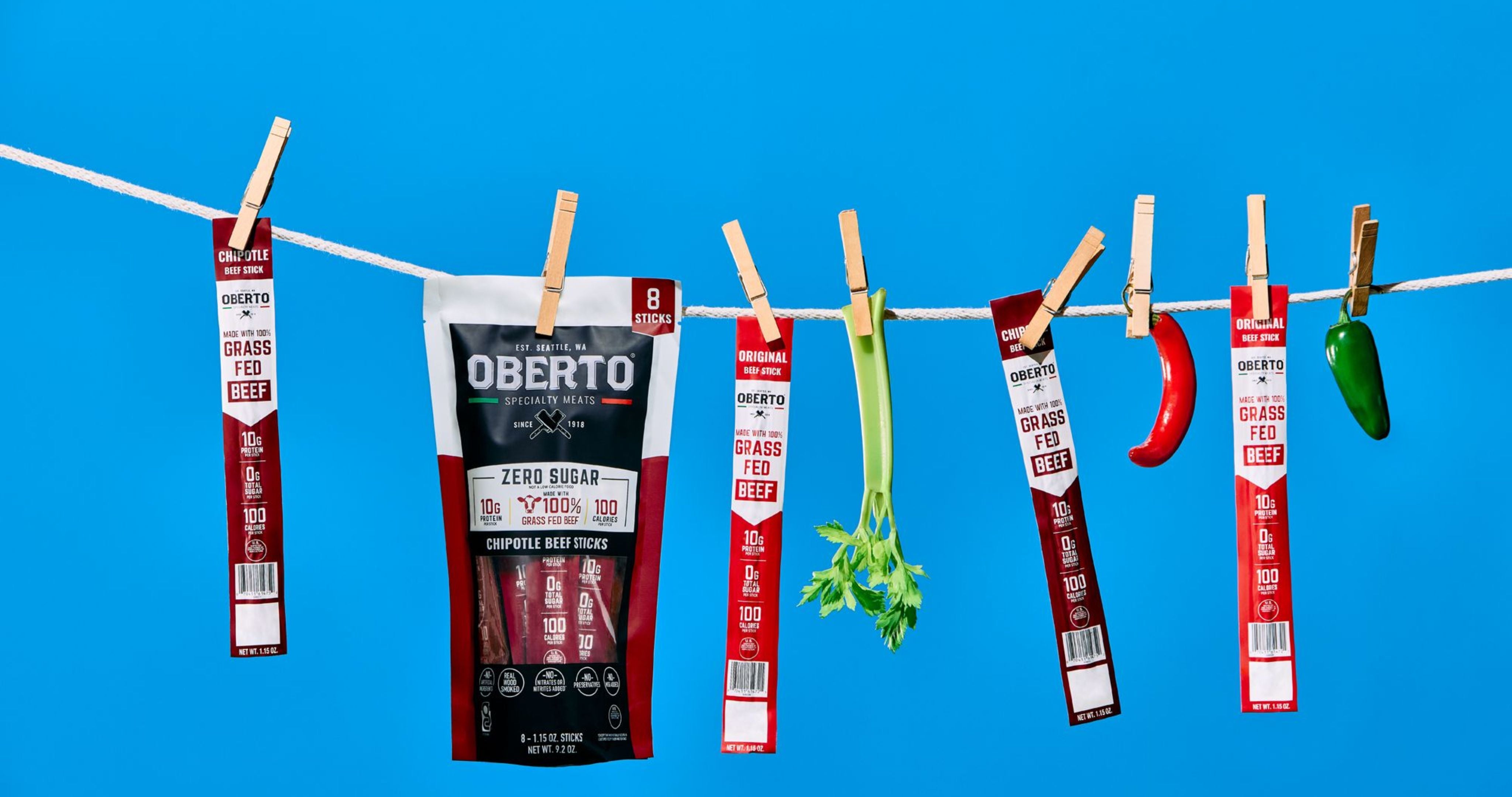 Oberto | Grass-Fed Beef Sticks & High Protein Meat Snacks – Oberto ...